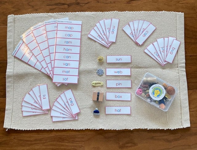 Pink Series Montessori Language Box | Miss Cuteson's Class